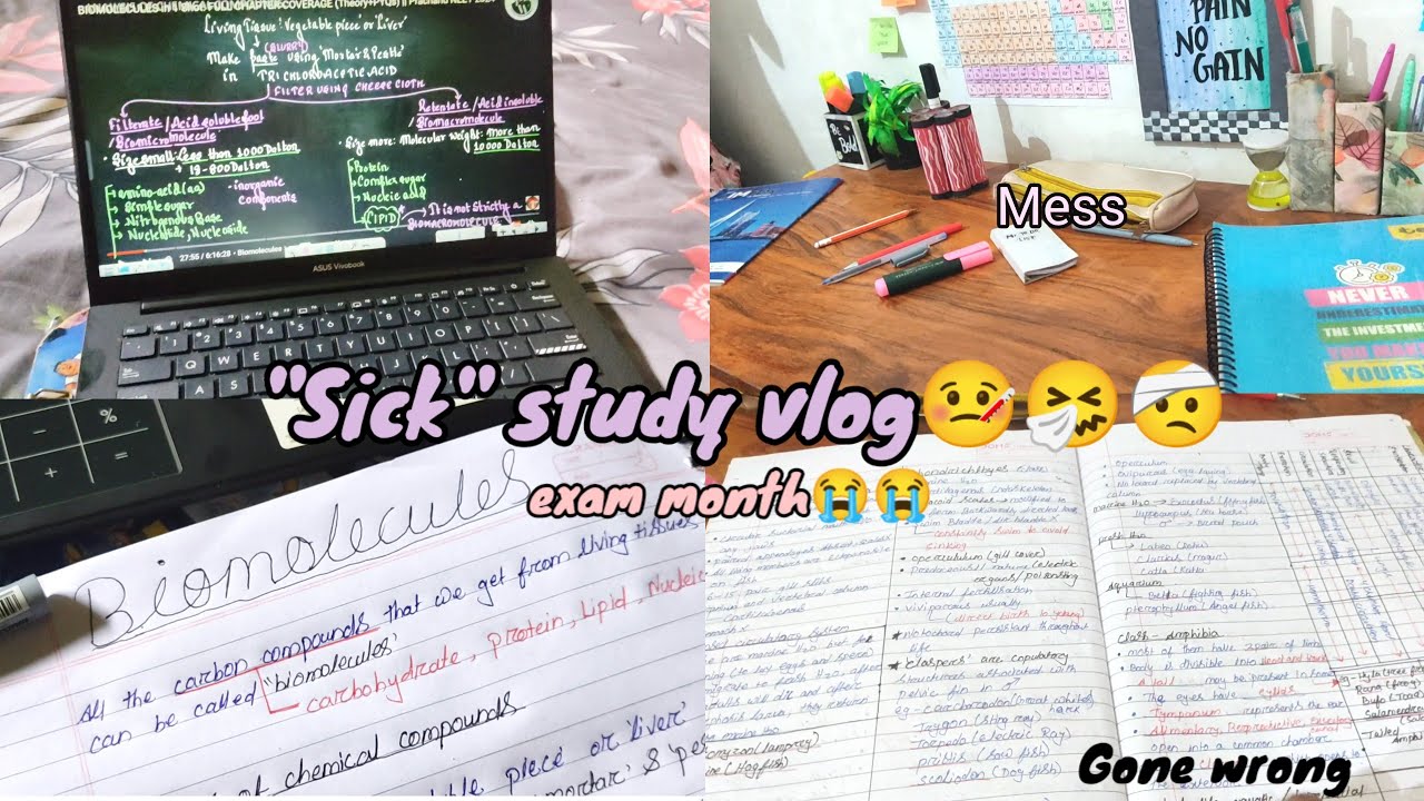 Got sick before exam😭 | zero preparation | depression @GrowwithAnisha ...