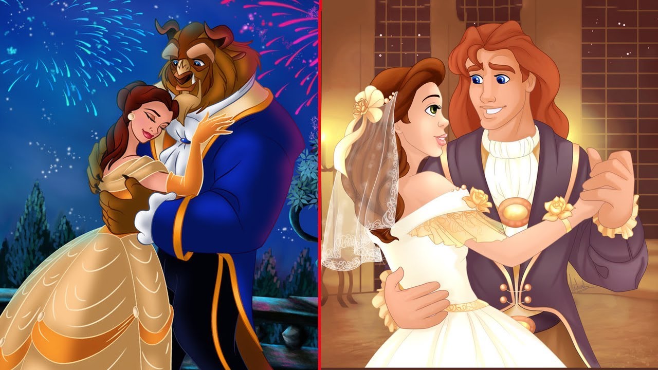 Disney Princesses BRIDES - Misa Cartoons - YouTube