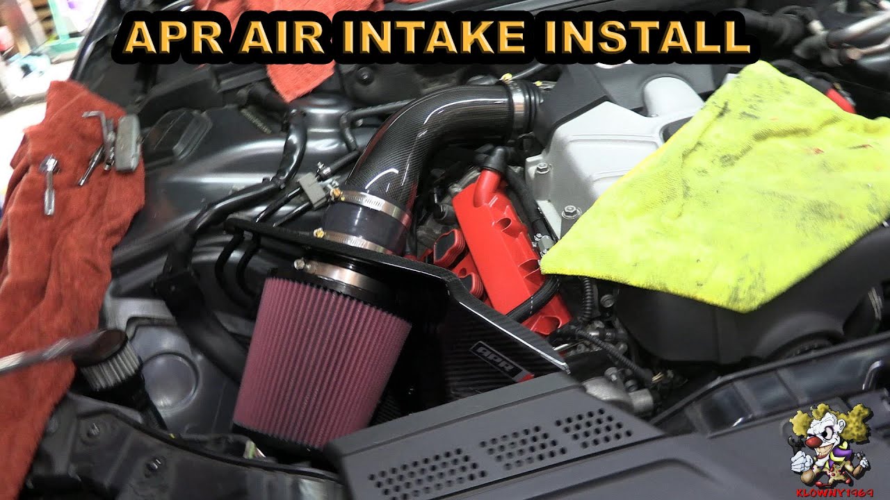 How To Install An APR Air intake - Audi - YouTube