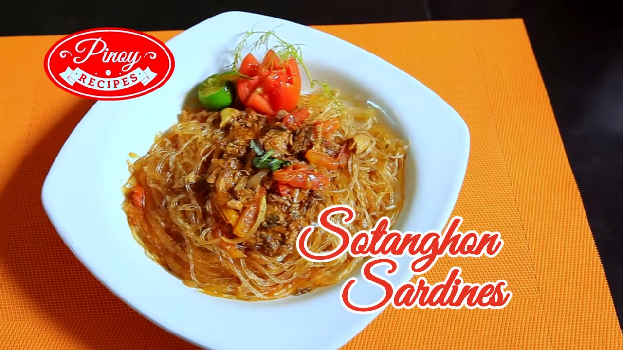 Sotanghon Con Sardinas Pinoy Recipe : How to cook Sotanghon Con ...