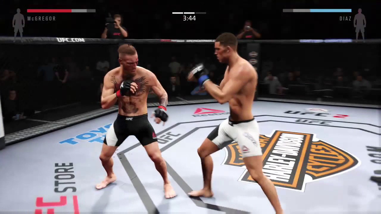 ea sports ufc 2 most epic fight - YouTube