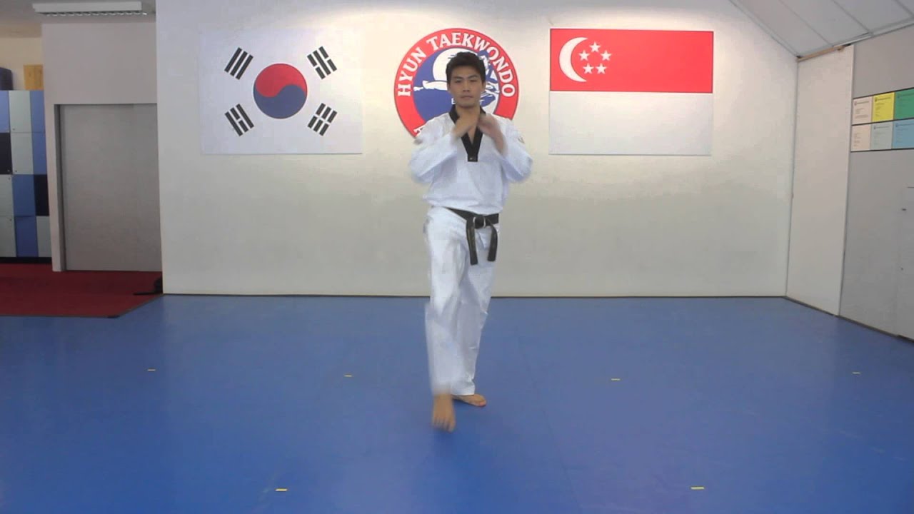 Yellow Tip Belt Pattern by Hyun TKD Academy - YouTube