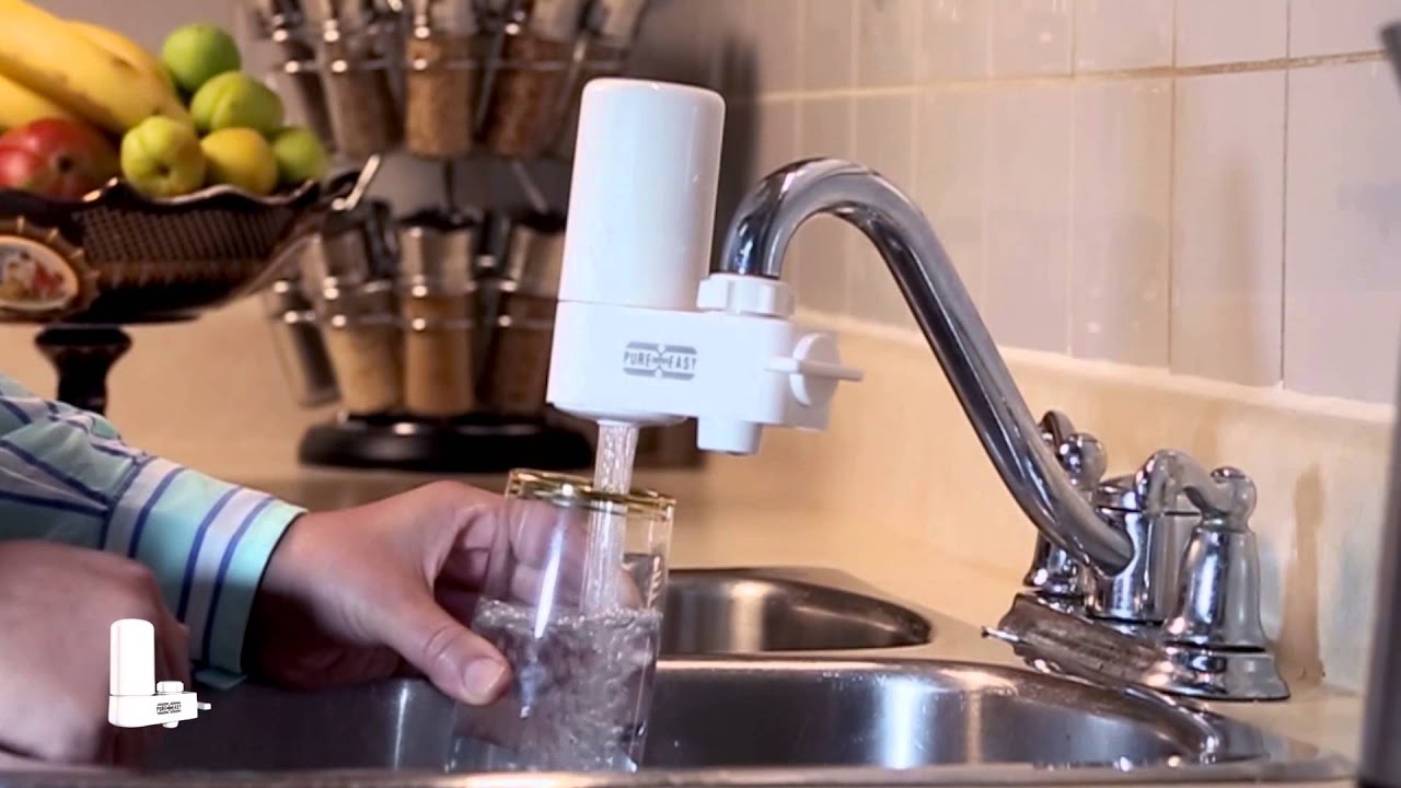 pure easy water filter - YouTube