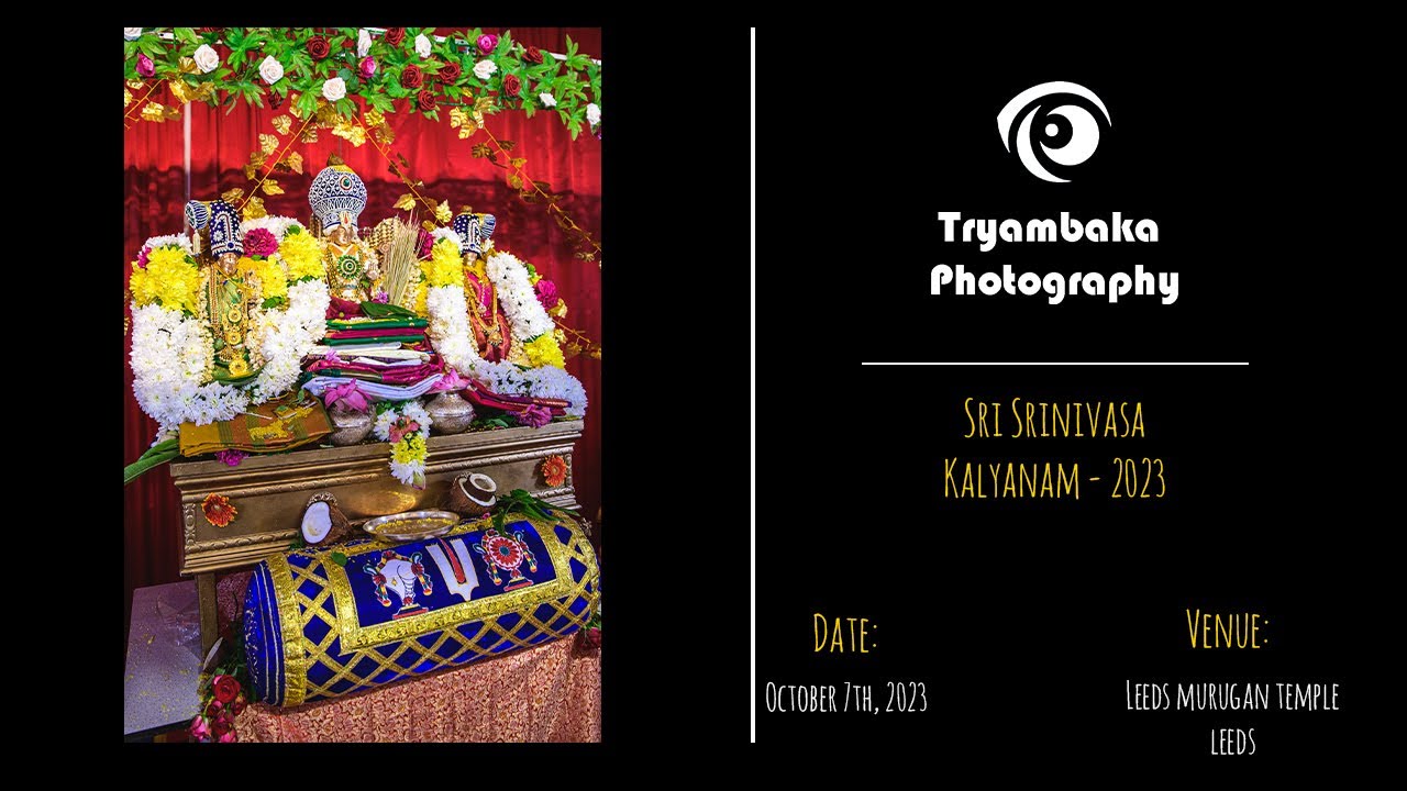 Sri Srinivasa Kalyanam Highlights || Leeds Murugan Temple || Leeds ...