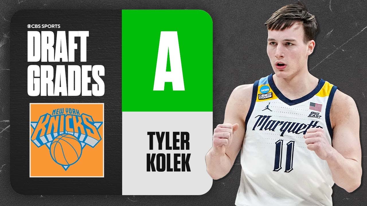 Tyler Kolek Selected No. 34 Overall By New York Knicks I 2024 NBA Draft ...