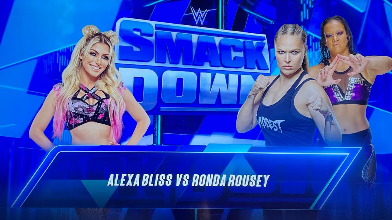 WWE 2K23: ALEXA BLISS VS RONDA ROUSEY [SMACKDOWN] - YouTube