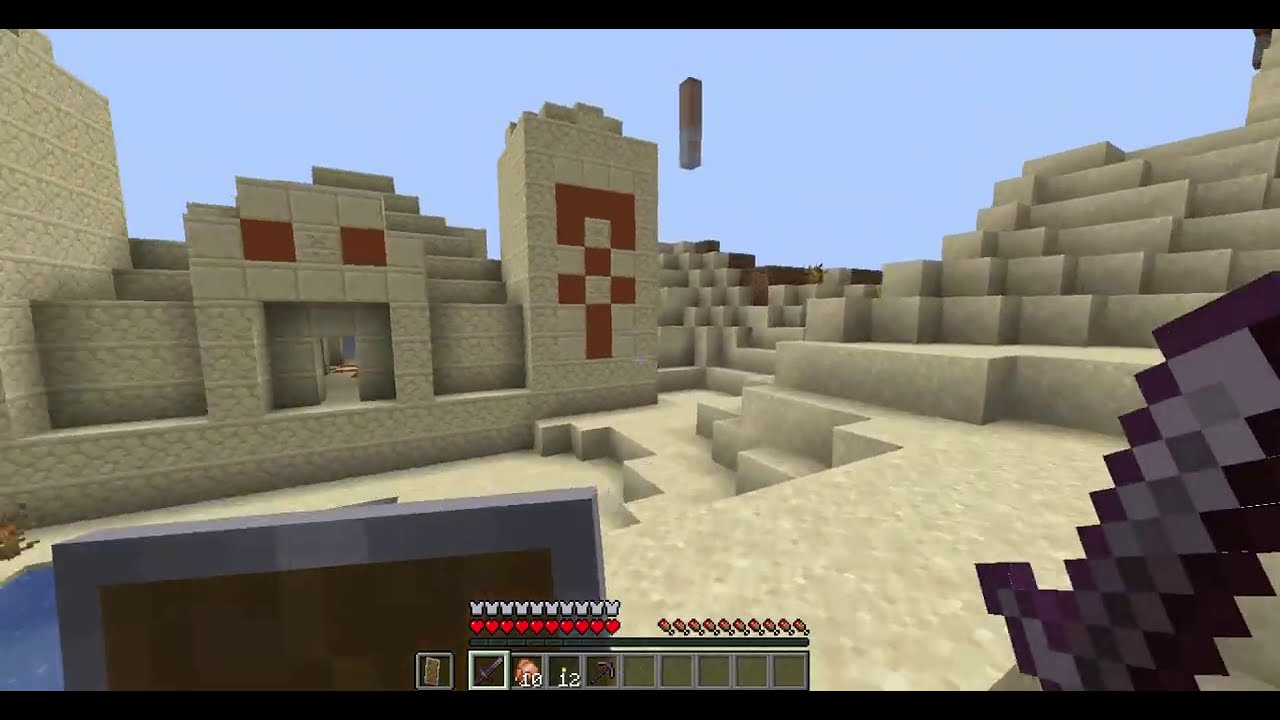 exploring desert pyramid |MINECRAFT GAMEPLAY - YouTube