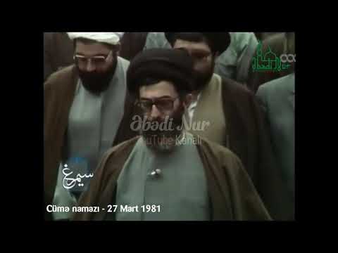 Yağış altında cümə namazı   Ayətullah Xamenei