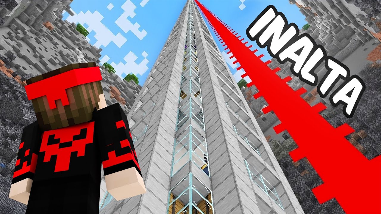 Am Construit Cea Mai *Inalta* Casa Din Minecraft... - YouTube