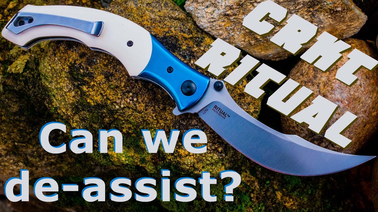 CRKT RITUAL - Can you remove the spring assist? - YouTube