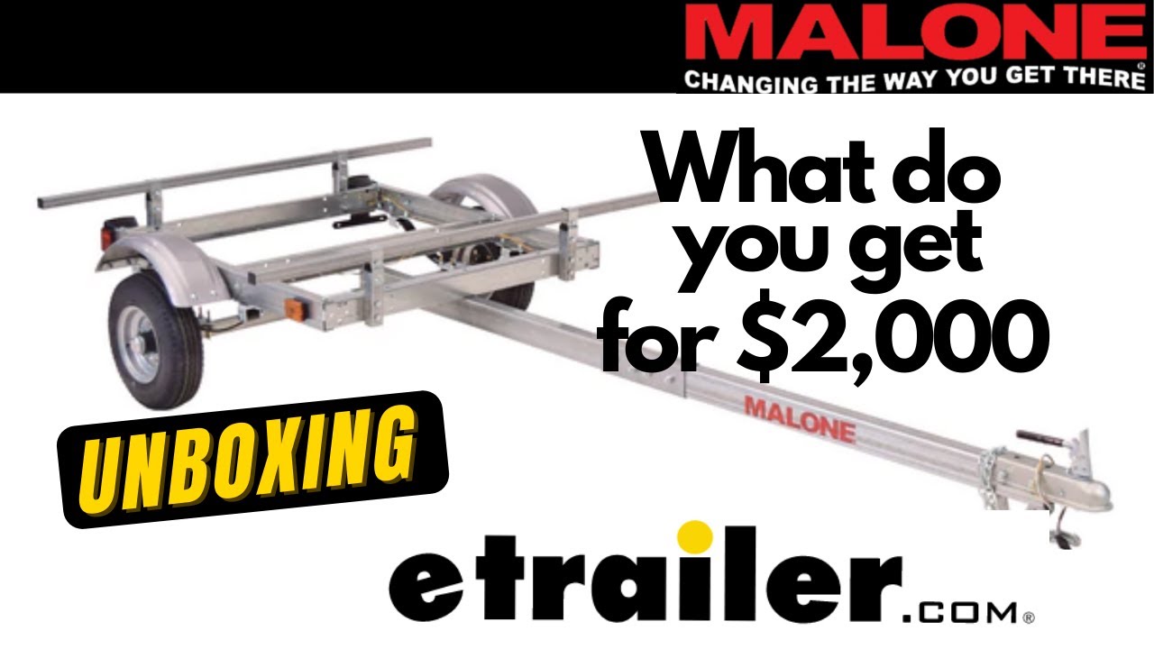 Unboxing Malone LowMax Trailer Model MPG595 - YouTube