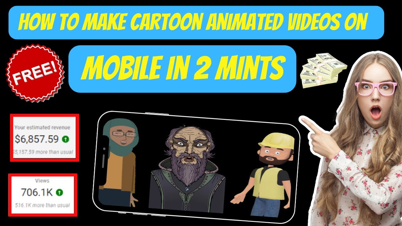 How to make cartoon animated videos | cartoon videos kaise banaye ...
