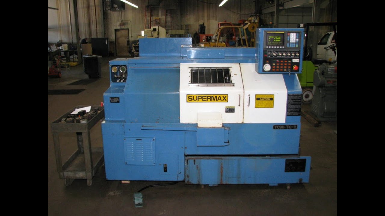 1989 YCM Supermax 2-Axis CNC Lathe, Ref. #59A-97 (SOLD) - YouTube