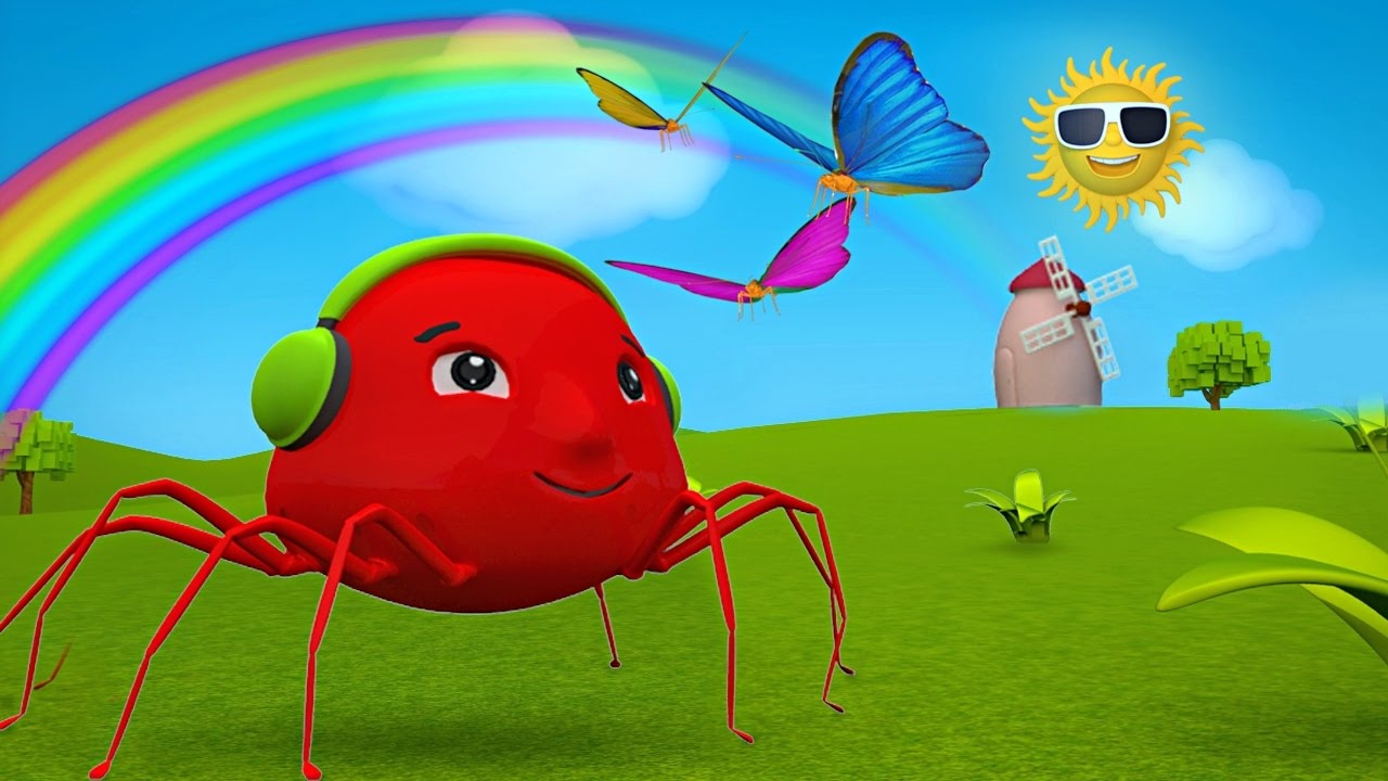 Incy Wincy Spider | 3D Nursery Rhymes For Children - YouTube