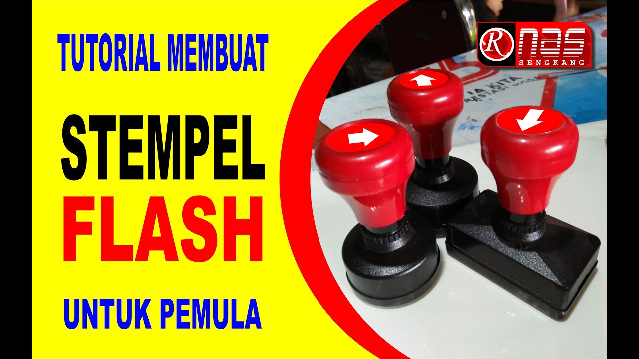 TUTORIAL MEMBUAT STEMPEL FLASH - YouTube