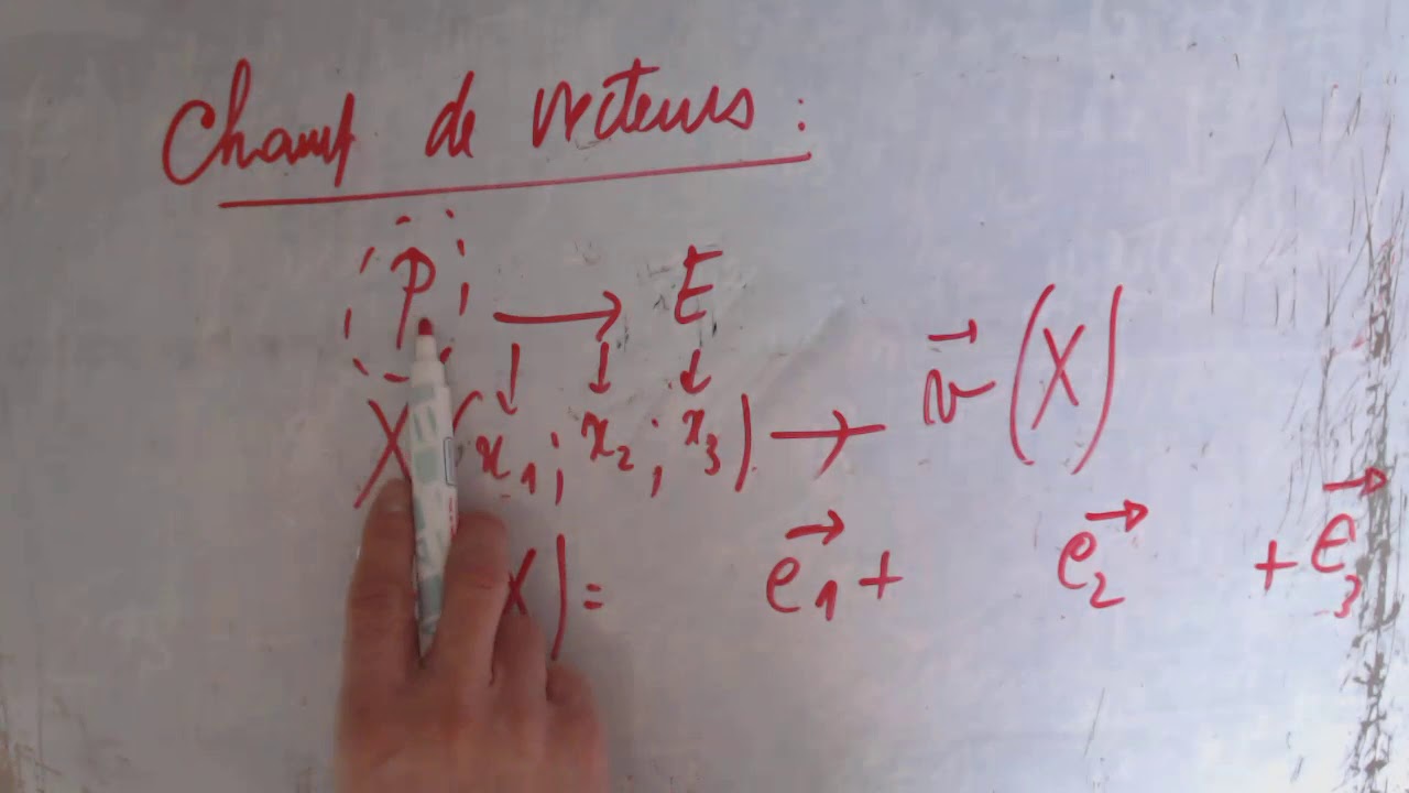 Analyse vectorielle - Champ de vecteurs ou fonction à valeurs ...
