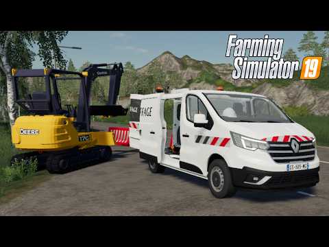 FS19 - 2023 Renault Trafic Eiffage - NEW CAR MOD for Farming Simulator 2019 ROLEPLAY