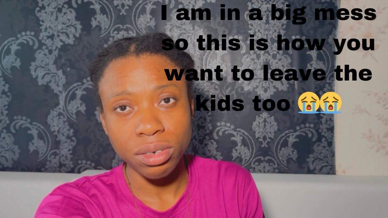 I am in a big mess so this is how you want to leave the kids too is it ...