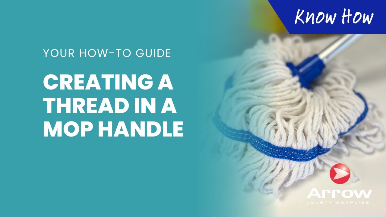 How to Create a Thread in a Mop Handle | Quick Guide - YouTube