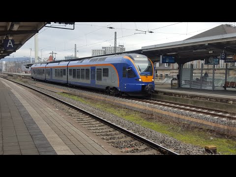 BR 427 004 "Stadler Flirt" (Cantus) CAN24075 als R7 nach Bebra ...