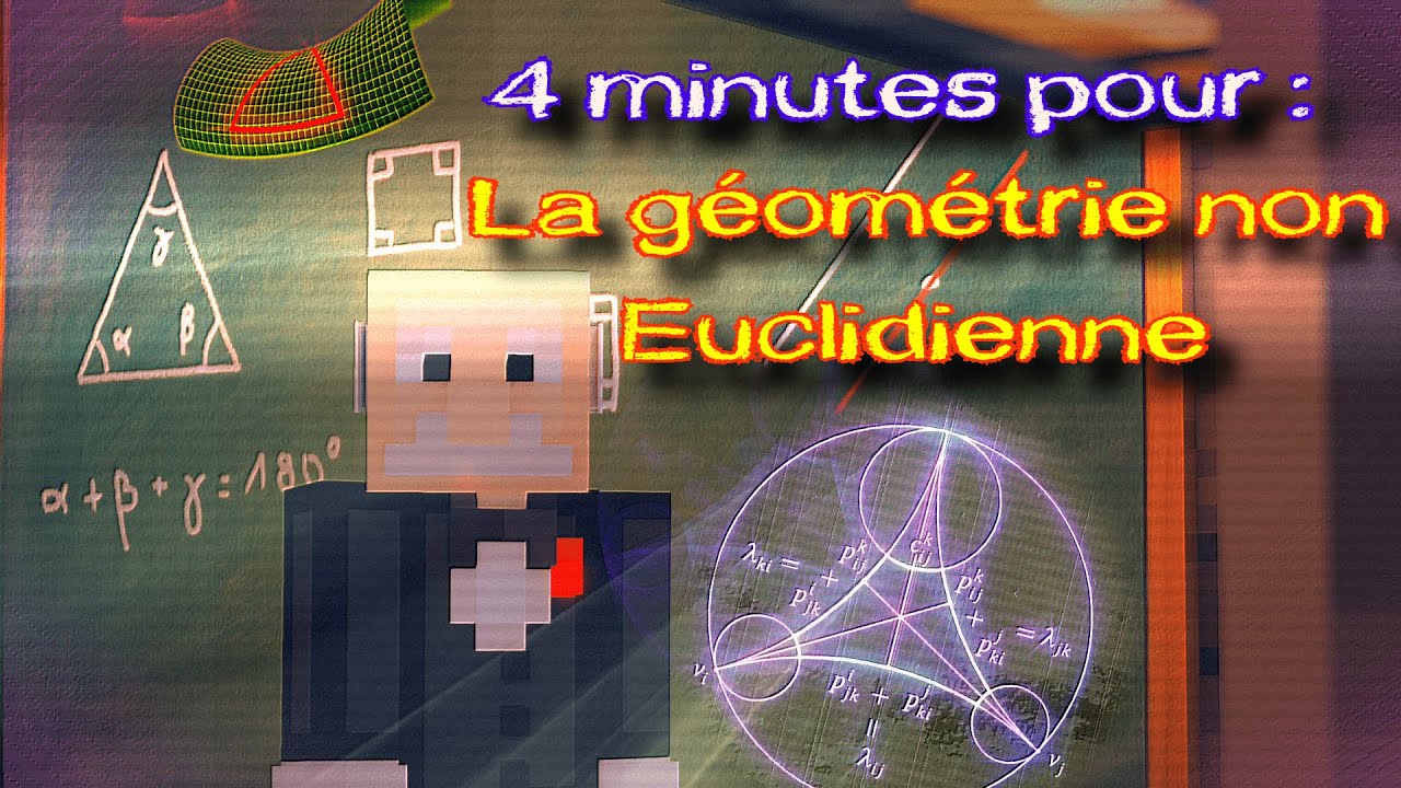 Introduction à la géométrie Non Euclidienne ( en 4 minutes ) [Sous ...