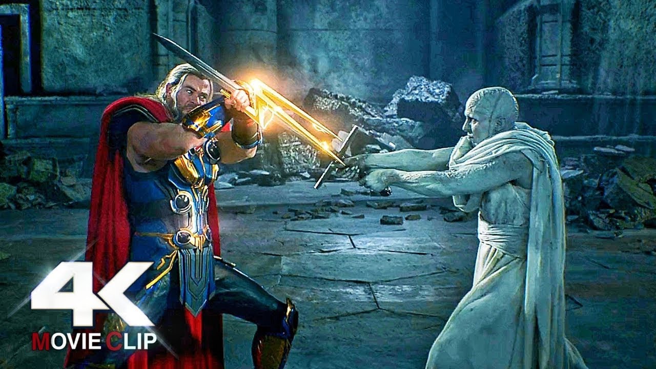 Thor vs. Gorr Final Battle Scene In Hindi - Thor: Love and Thunder ...