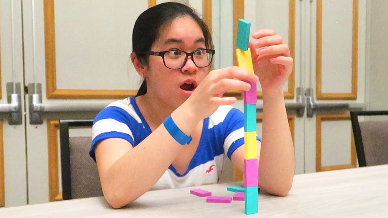 *ATTEMPTING* the Domino Stacking Challenge LIVE! (+Meet me at VidCon ...