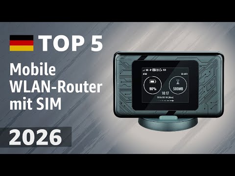Mobile WLAN-Router mit SIM (5G/LTE) 2026: Top 5 Hotspots