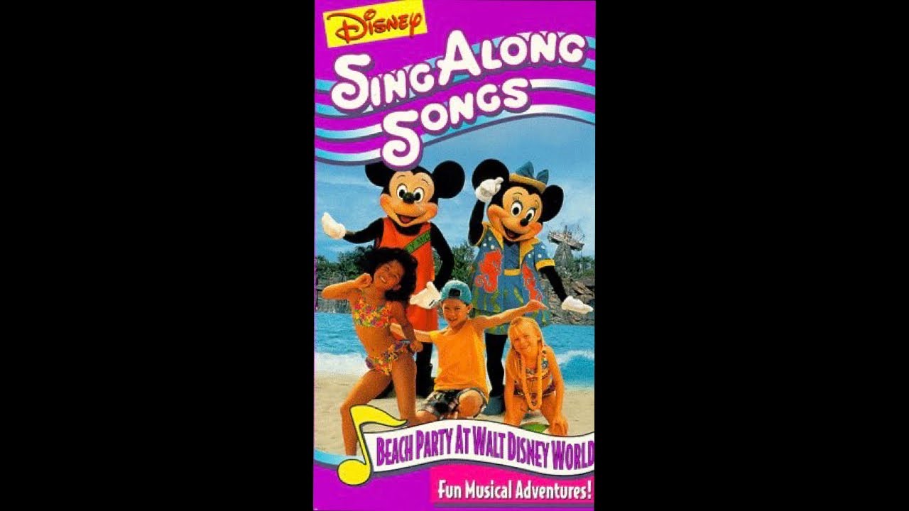 DISNEY SING ALONG BEACH PARTY/CELEBRATIONS - YouTube