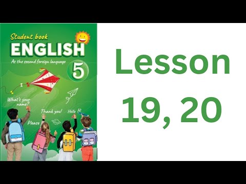 5-ci Sinif Ingilis Dili Dərs 19-20 ( ikinci xarici dil )