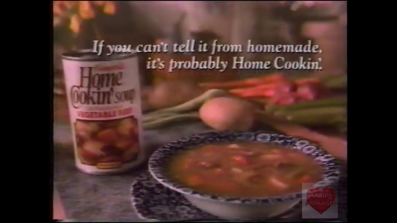 Home Cookin Soup | Television Commercial | 1987 - YouTube