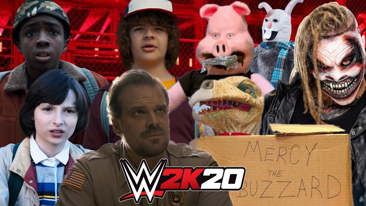 WWE 2K20 | STRANGER THINGS vs THE FIEND & FIREFLY FUNHOUSE - YouTube