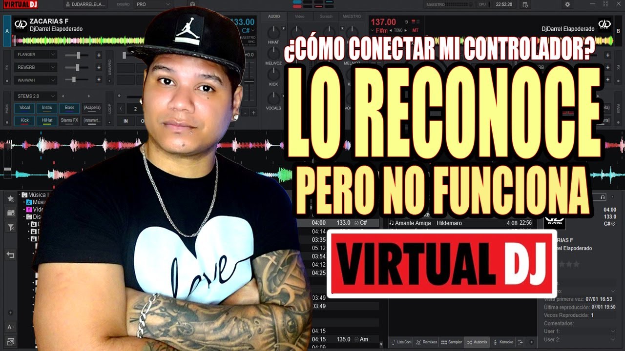¿POR QUE NO FUNCIONA? 😭 CONECTAR MI CONTROLADOR CON VIRTUAL DJ @EL-APODERADO - YouTube