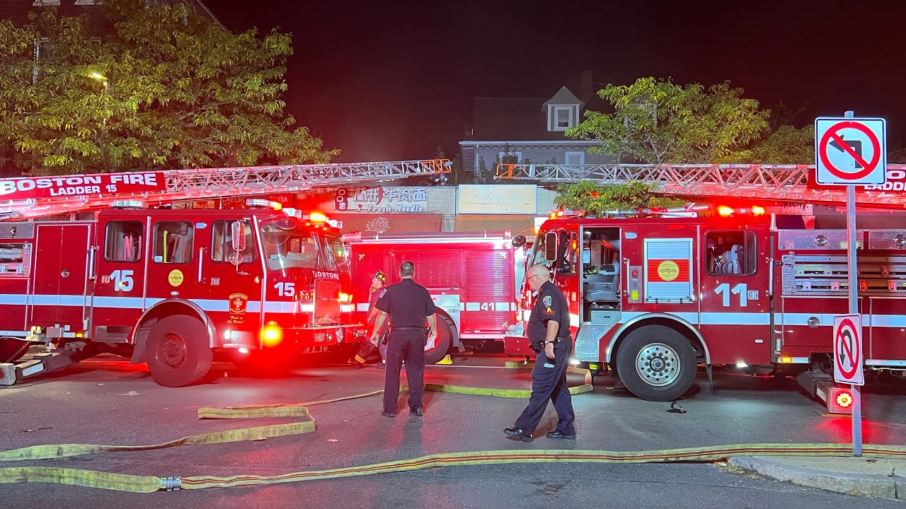[ Boston, MA Taxpayer Fire ] 3-Alarm CHINESE Restaurant Fire in ...
