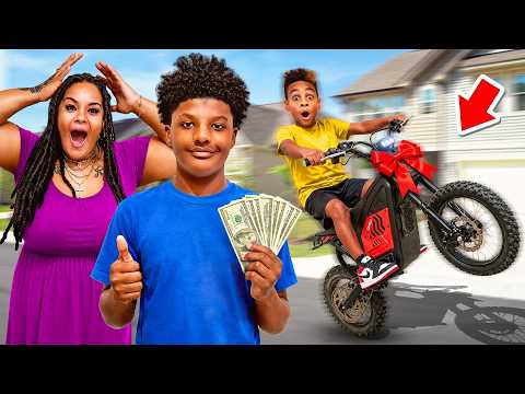 Older BROTHER Surprised His Little BROTHER With His Dream Ebike