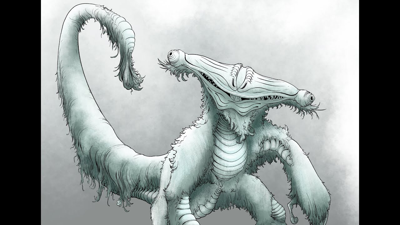Apex Insectivore Drawing (Krita) - YouTube