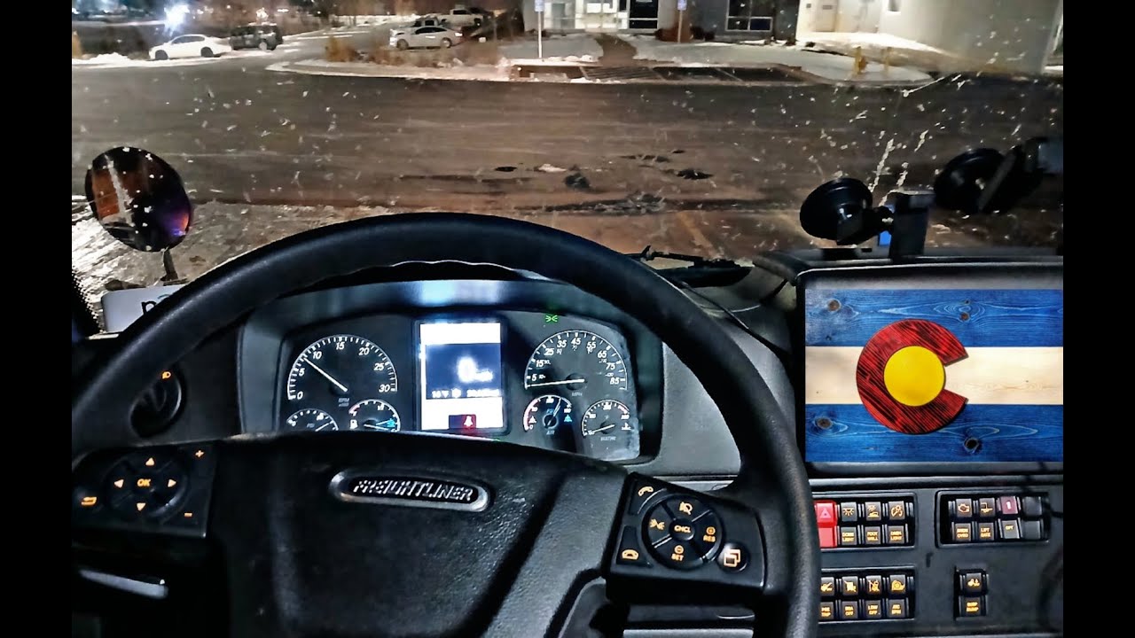 Stone Cold Winter Trucking, Driving & Working - Below Freezing Temps ...