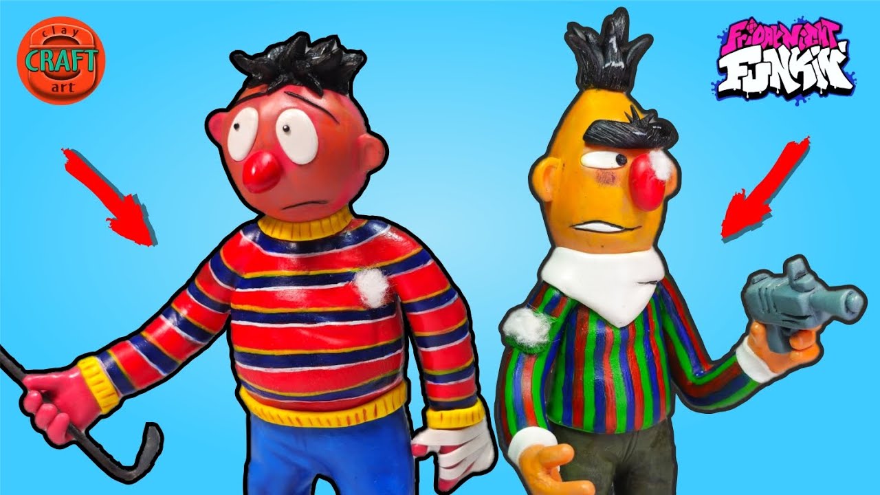 Friday Night Funkin' VS BROKEN STRINGS | Bert and Ernie from Sesame ...