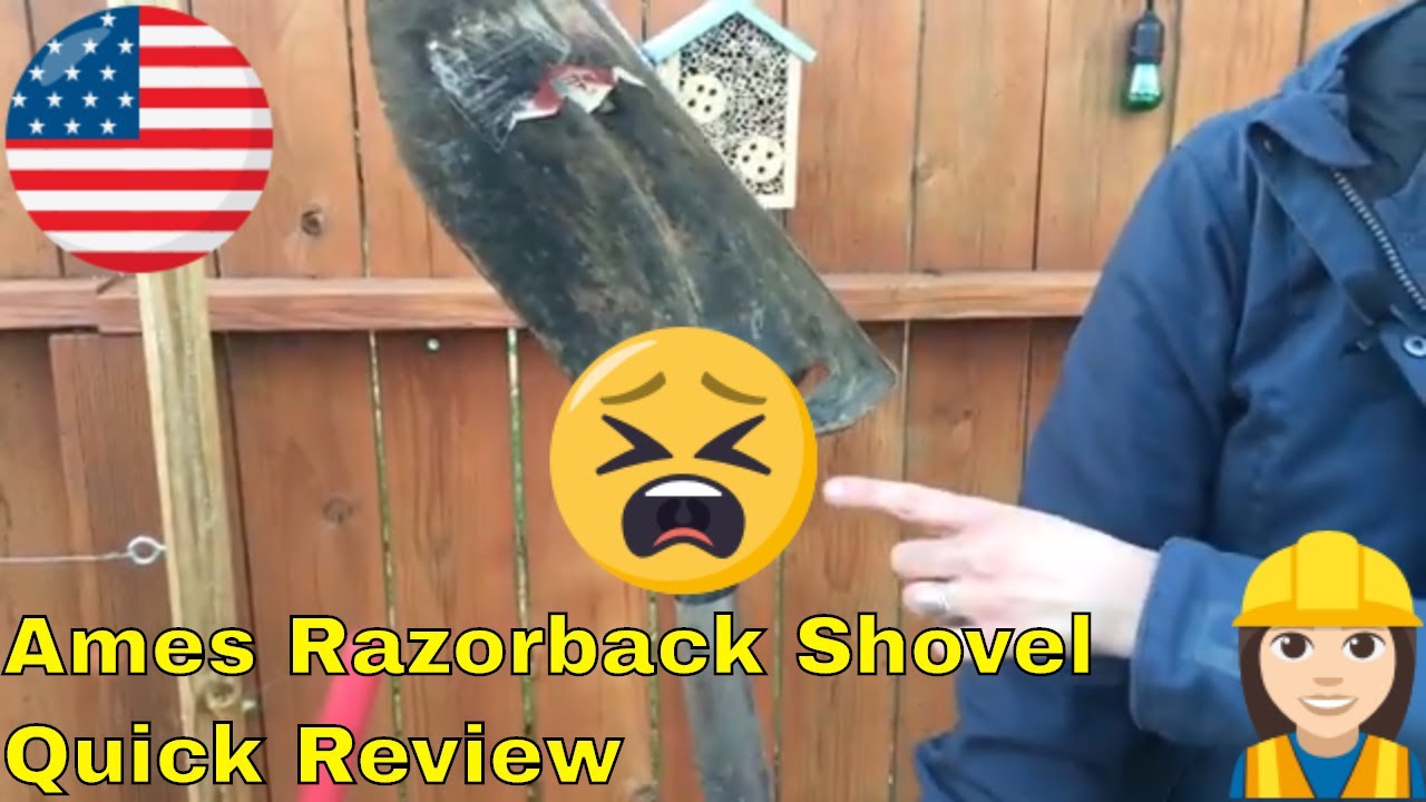 Ames Razorback Shovel Quick Review - YouTube