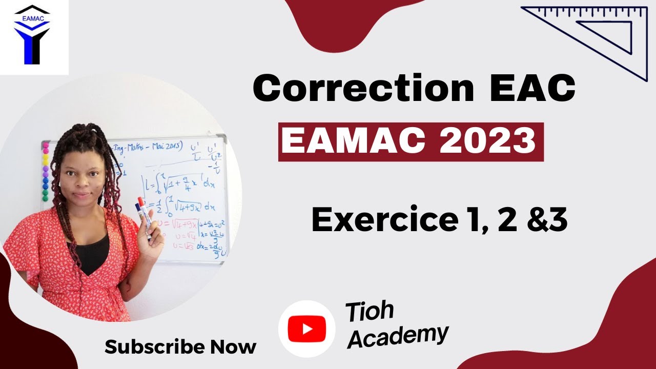 Correction concours EAMAC cycle EAC 2023 - YouTube