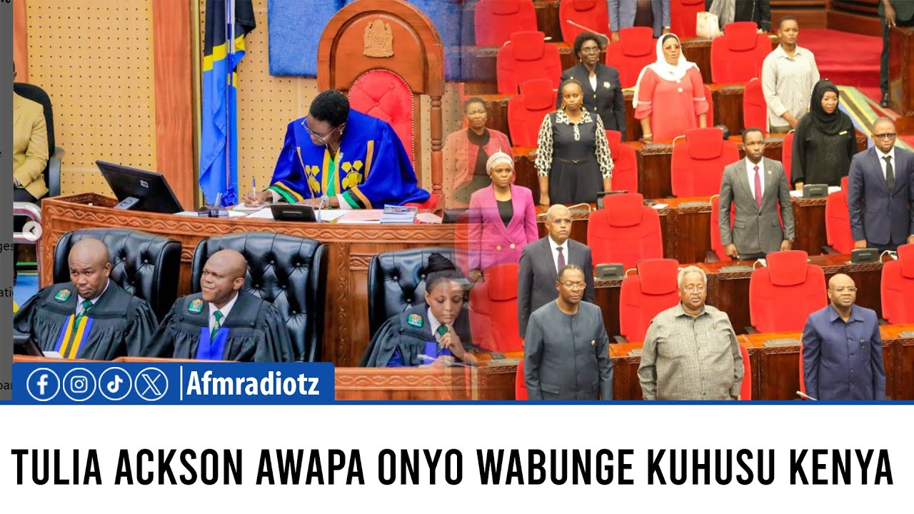 TAHARUKI BUNGENI! TULIA ACKSON AWAPA ONYO WABUNGE WANAOIBEZA KENYA ...