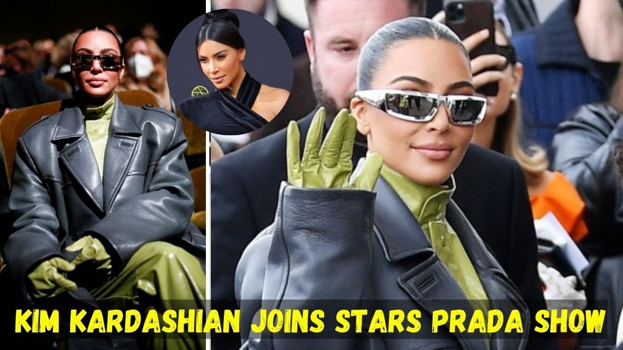 Kim Kardashian Prada show at Milan Fashion Week Kanye West drama. - YouTube