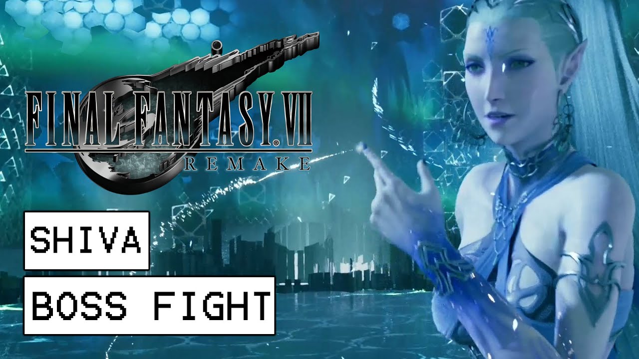 Final Fantasy 7 Remake Shiva Boss Fight (VR Mission) - YouTube