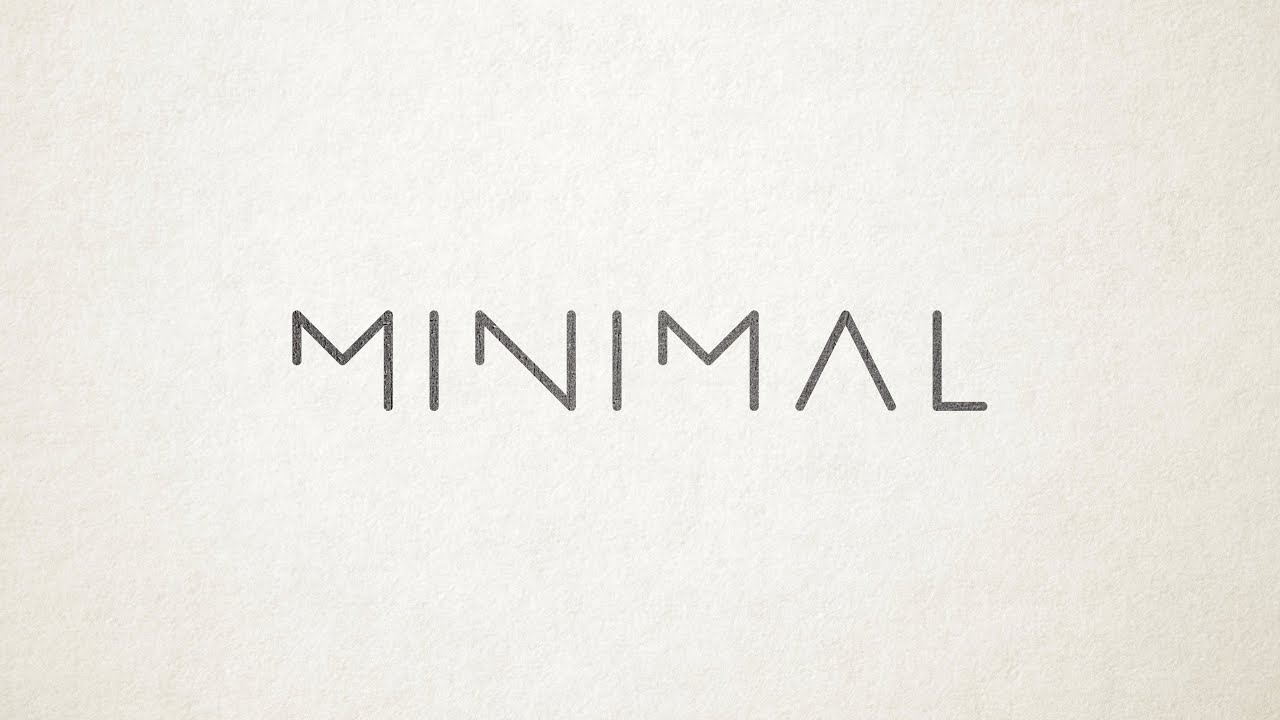 Minimal Text Effect | Adobe Illustrator - YouTube