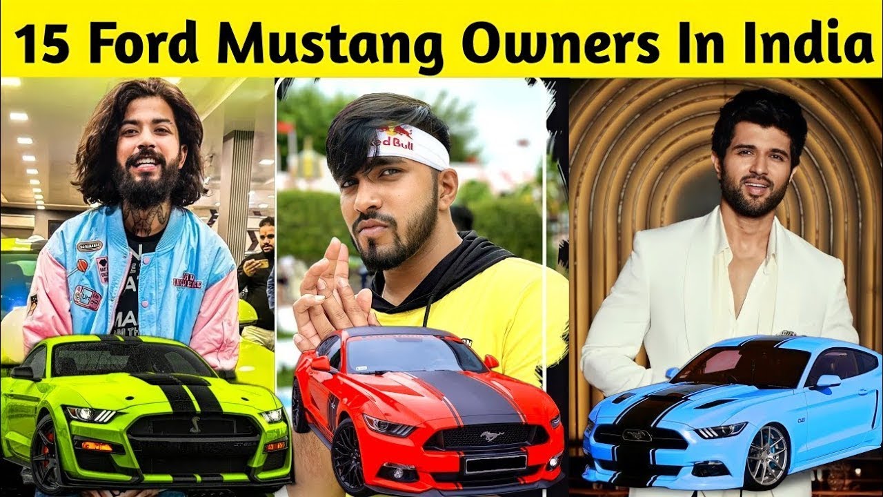 Top Famous Ford Mustang Owners In India | The Uk07 Rider, As Gaming ...