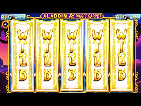BIG WIN 🔥 Aladdin & The Magic Carpet Slot 🎰 Epic Wins on Synot!