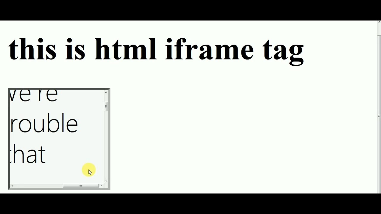 The Html Iframe Tag Coding Htmltags Html Html5 Htmltutorial 9118