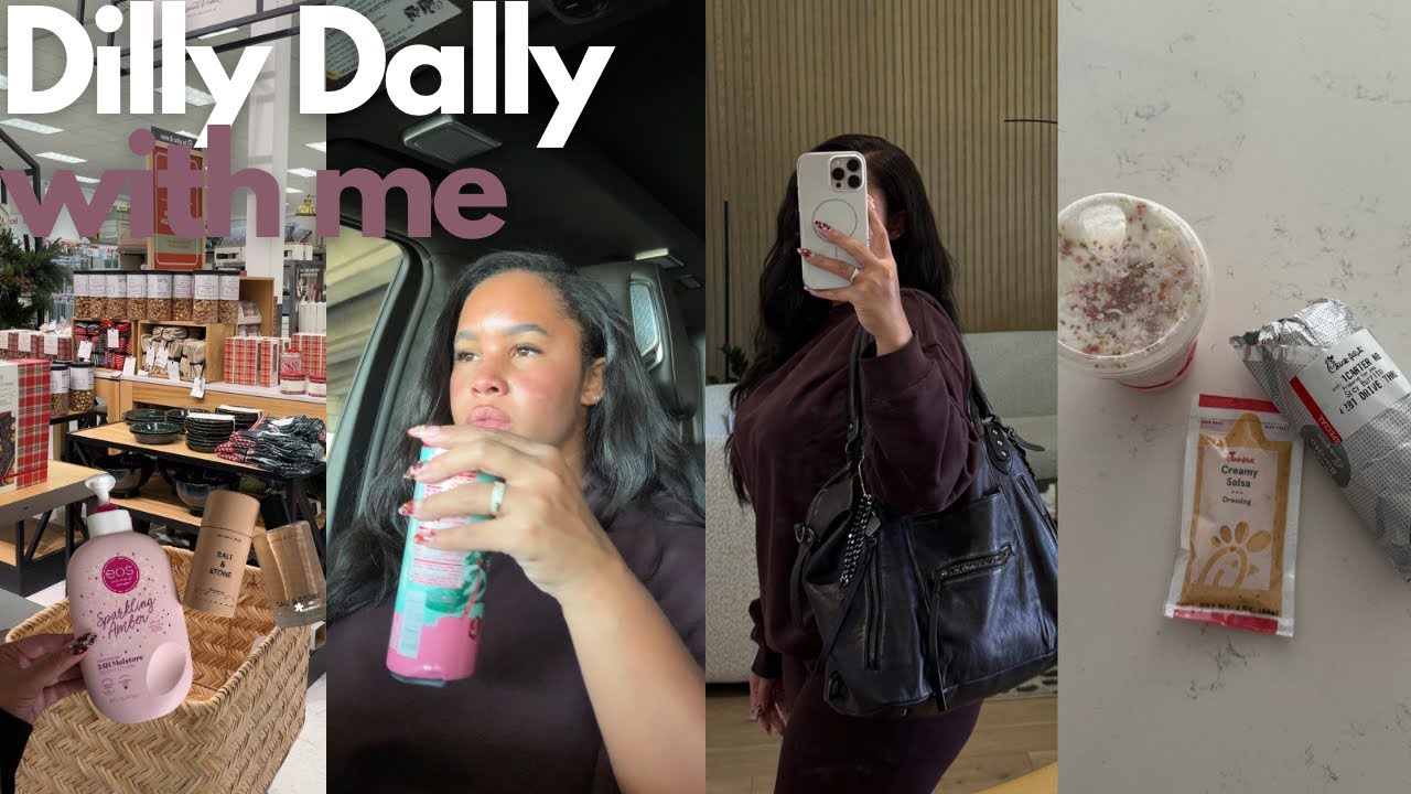 dilly dally day🌷Spend the day with me | running errands + trying new ...