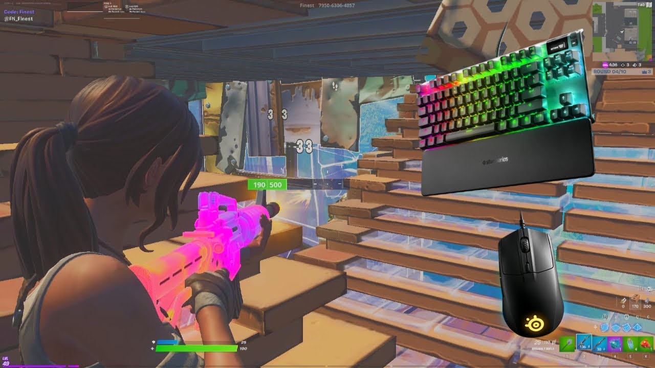 Steel Series Apex Pro X MK61 ASMR Chill Keyboard Sounds Fortnite ...