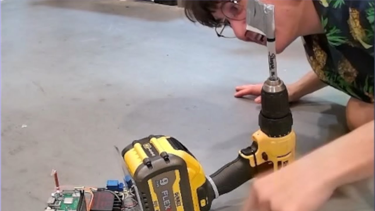 Michael Reeves' drill falls! - YouTube